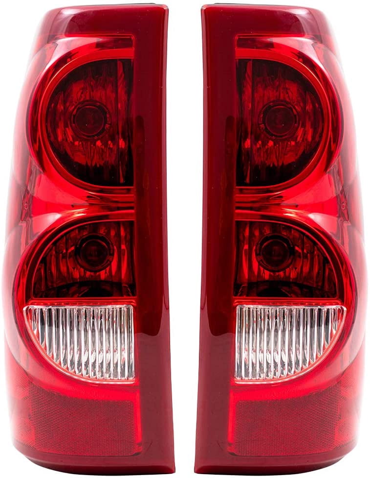 Brock Replacement Driver and Passenger Set Tail Lights Compatible with ...