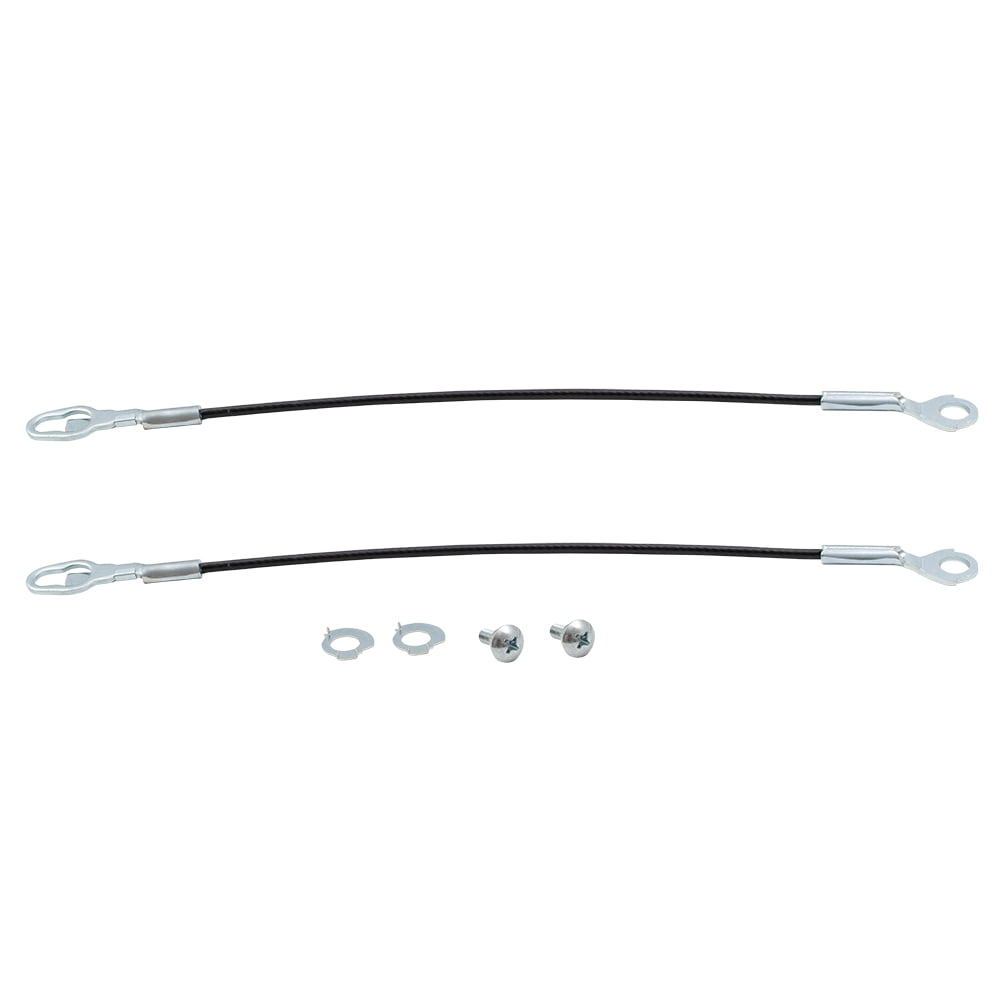 Brock Replacement Driver and Passenger Side Tailgate Cables Set with ...