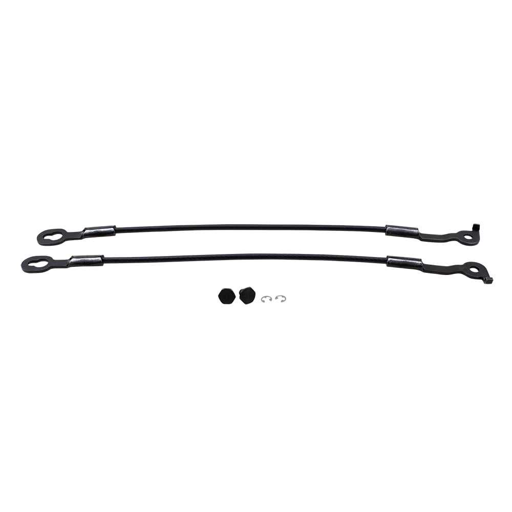 Brock Replacement Driver and Passenger Tailgate Support Cable Set with ...