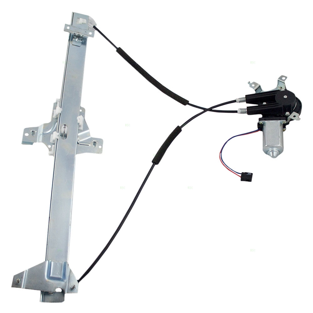 Brock Window Regulator w/ Motor for 1992-2002 E-150 Econoline Front ...