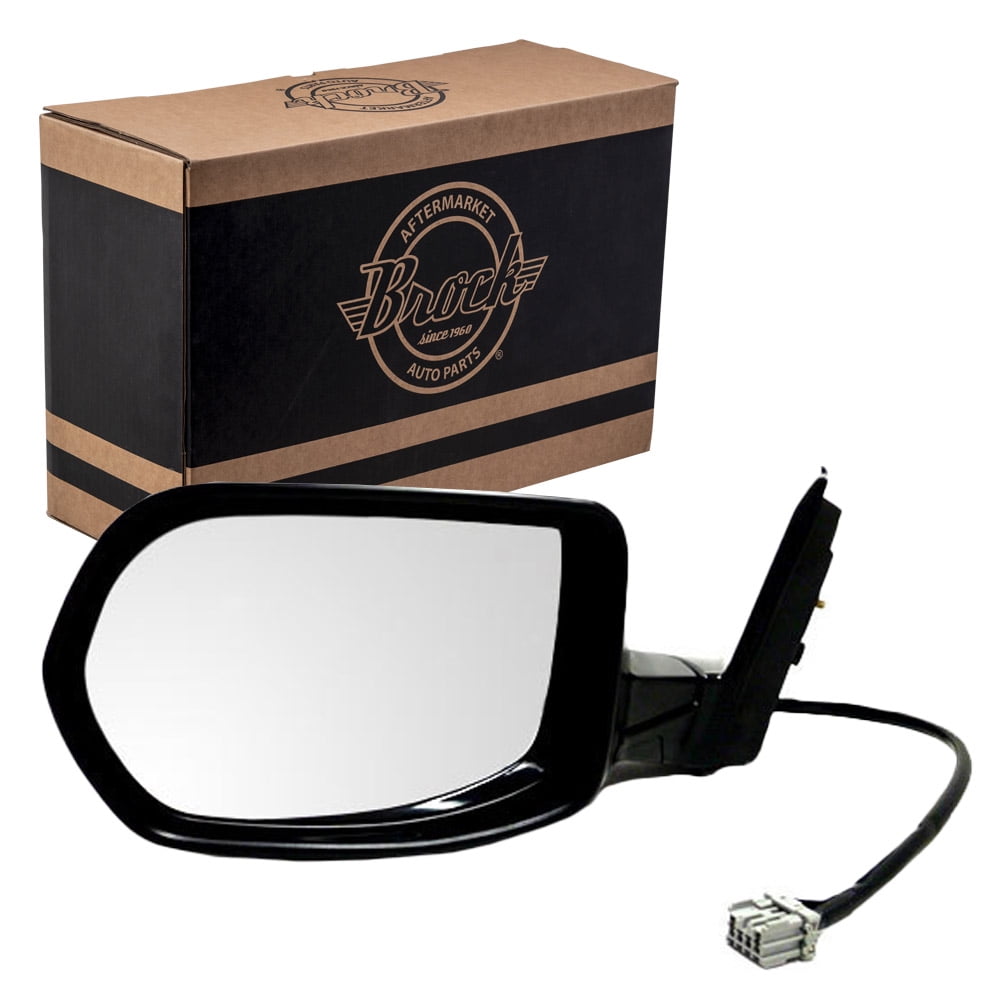 Brock Replacement Drivers Power Side View Mirror Heated Compatible with ...