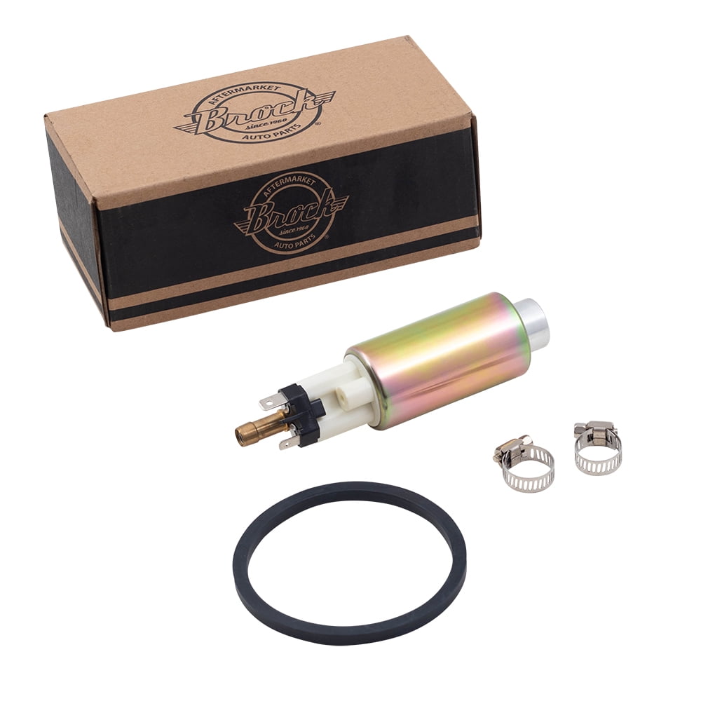Brock Replacement Electric Fuel Pump with Installation Kit Compatible ...