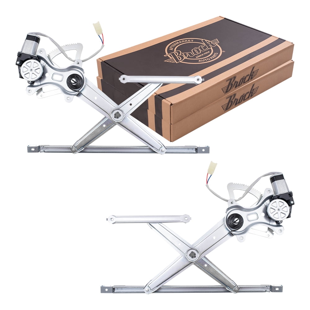 Brock Replacement Front Driver & Passenger Side Power Window Regulators ...