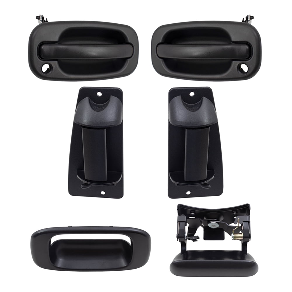 Brock Replacement Front and Rear Outside Door Handles, Tailgate Handle ...
