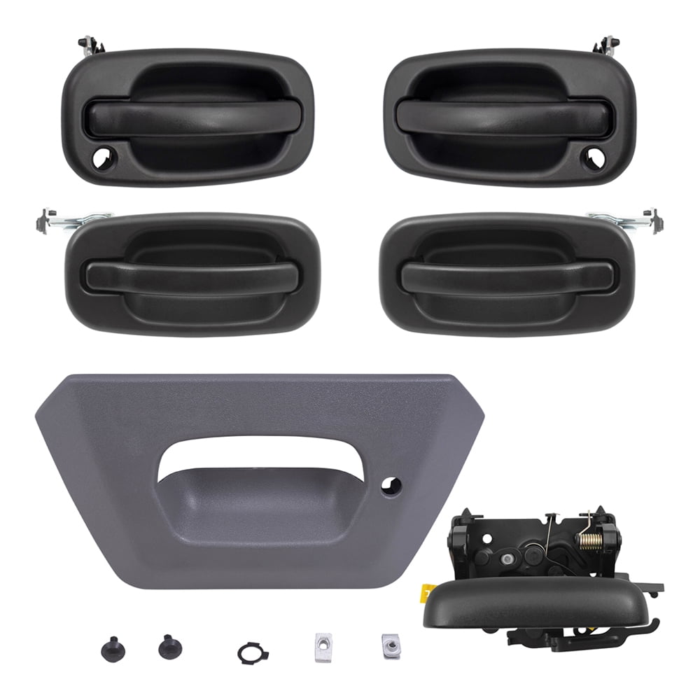 Brock Replacement Front and Rear Outside Door Handles, Tailgate Handle ...