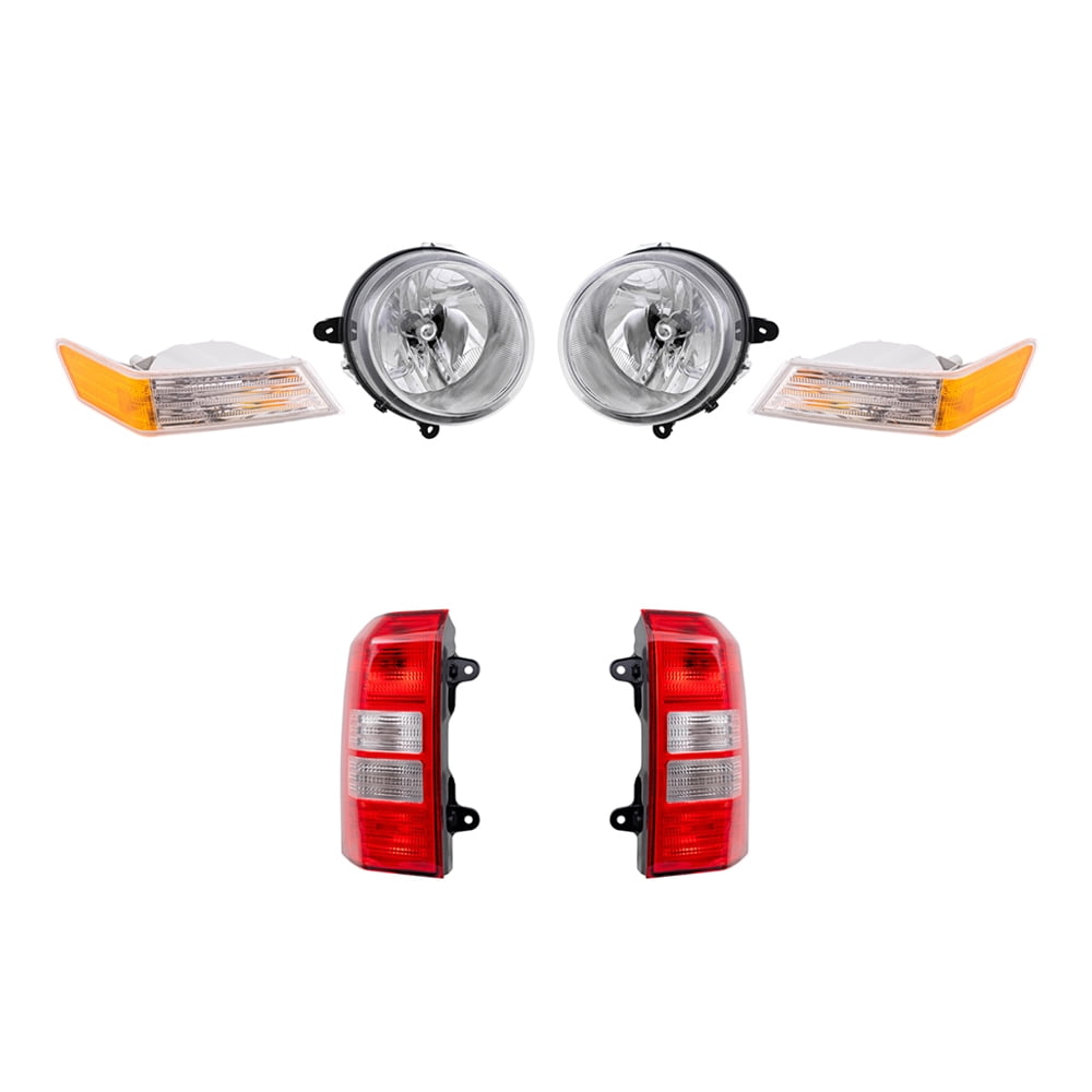 Brock Replacement Halogen Headlight Assemblies without Leveling, Park ...