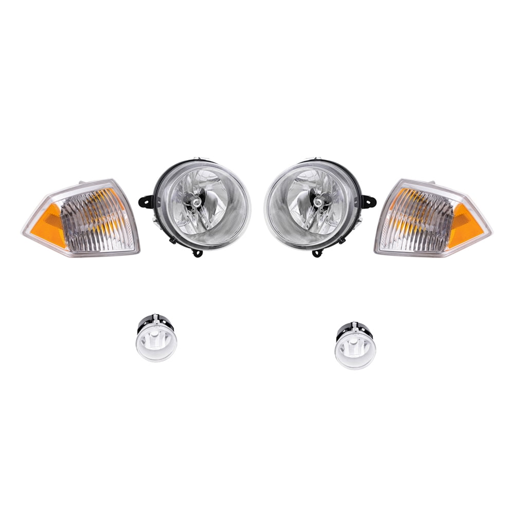 Brock Replacement Halogen Headlight Assemblies without Leveling, Park ...