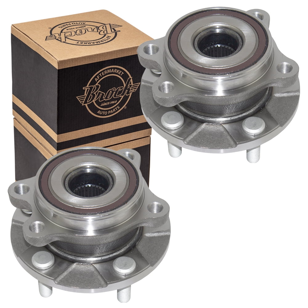 Brock Replacement Pair Set Front Wheel Hub Bearings Compatible with 06 ...