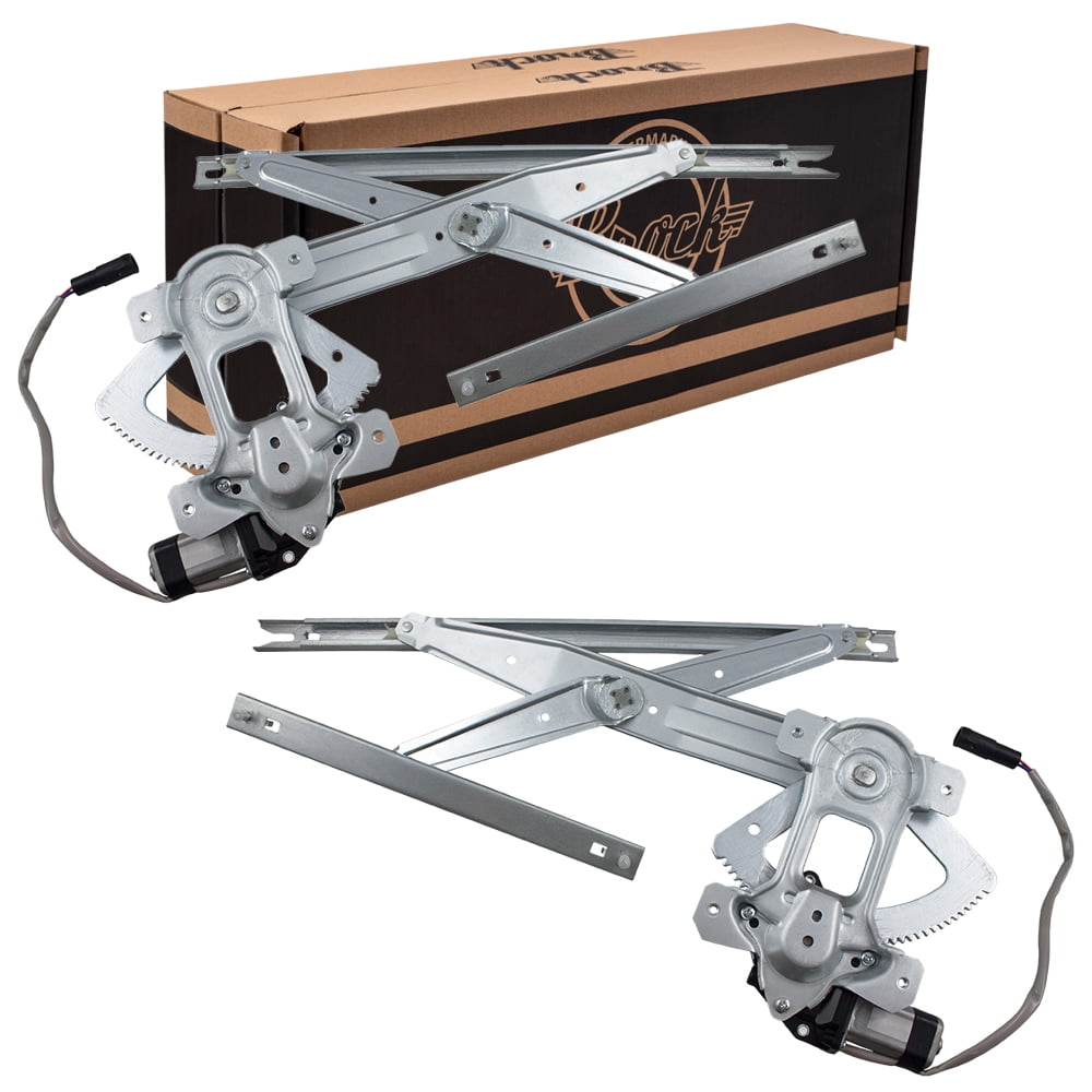Brock Replacement Pair Set Rear Power Window Lift Regulators w/ Motors ...