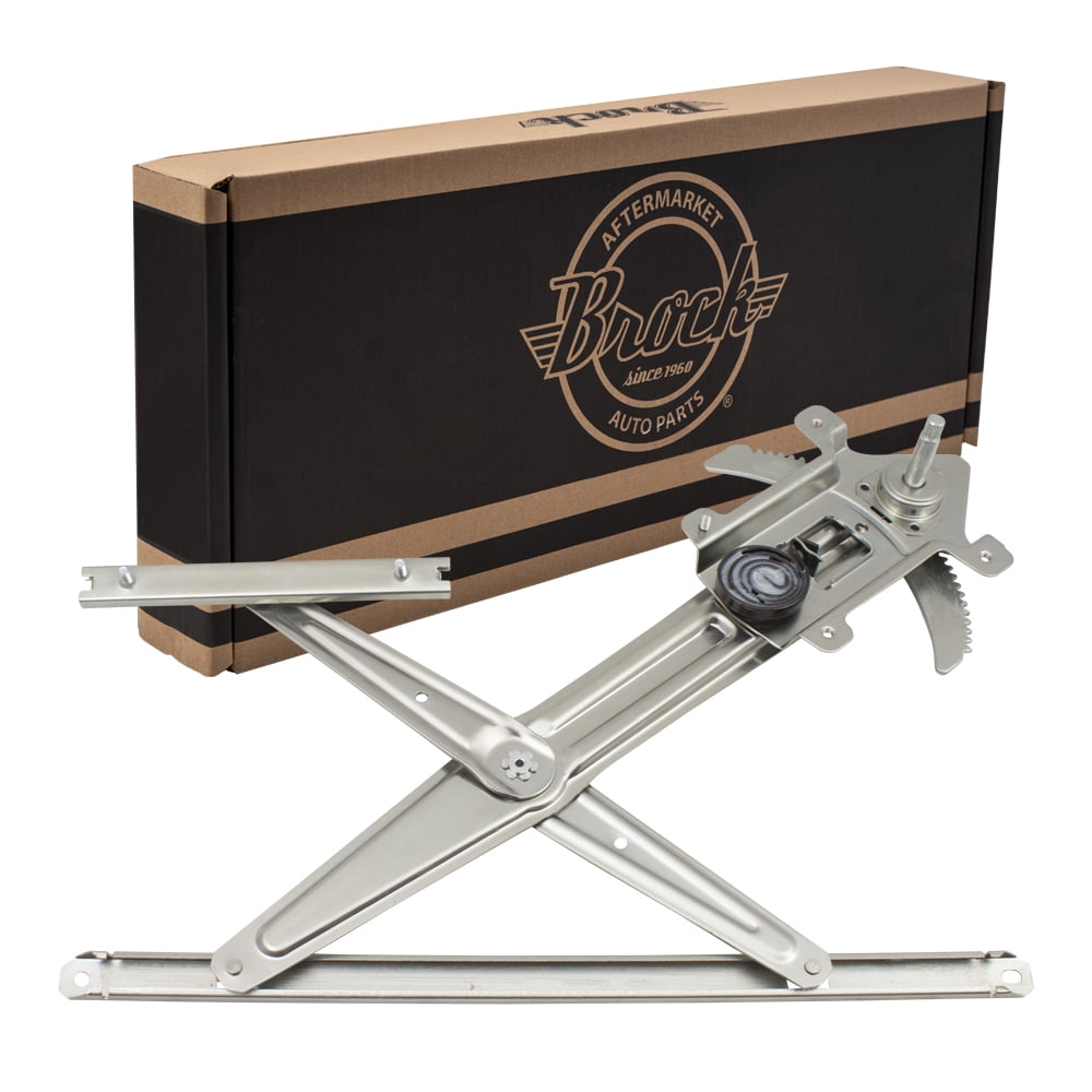 Brock Replacement Passenger Front Manual Window Lift Regulator Assembly ...