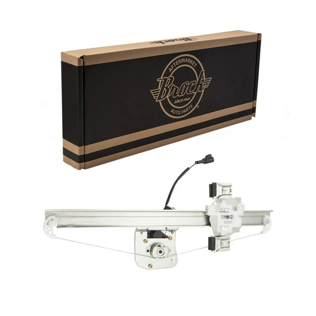 Brock Replacement Passenger Rear Power Window Regulator and Lift Motor ...