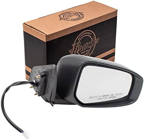 Brock Replacement Passengers Power Side View Mirror Heated w/Signal ...