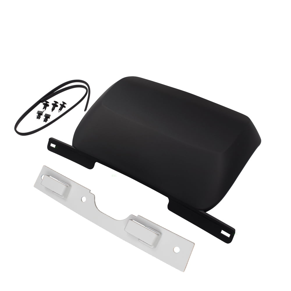 Brock Replacement Rear Bumper Trailer Hitch Tow Cover Black Compatible ...