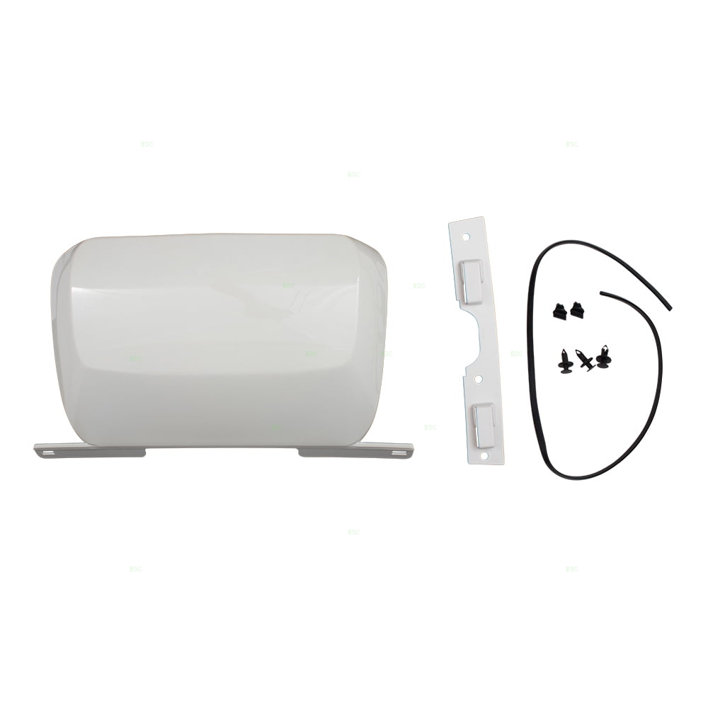 Brock Replacement Rear Bumper Trailer Painted Hitch Tow Cover ...