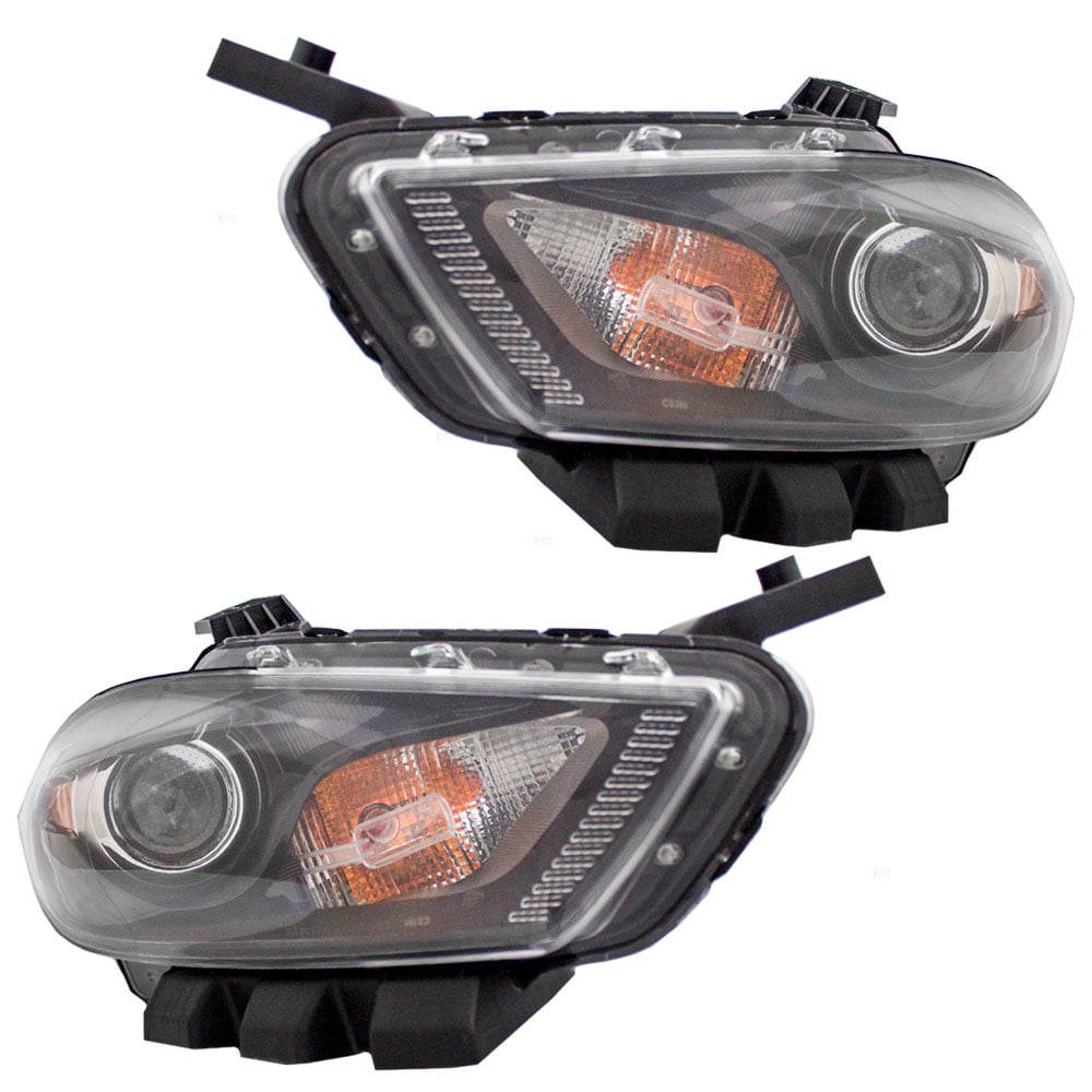 Brock Headlight for 2013-2015 Dart w/ Black Trim Set 68085141AL ...