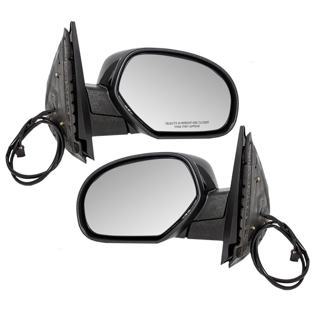 Brock Power Mirror for 2007-2013 Silverado 1500 Heated Manual Fold Set ...