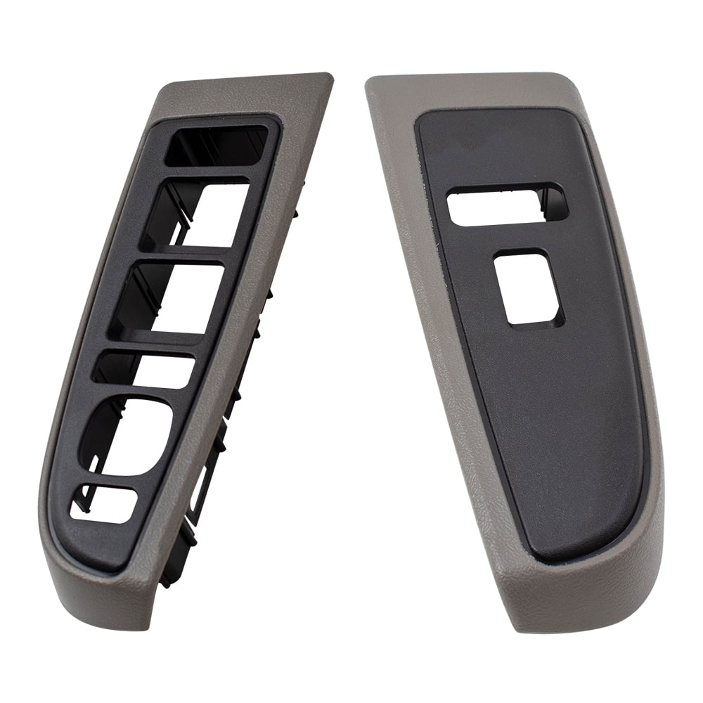 Brock Replacement Set Power Window Switch Medium Gray Trim Bezels ...
