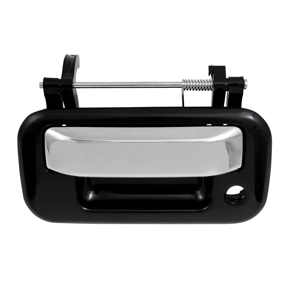 Brock Replacement Tailgate Handle Black with Chrome Lever and Keyhole ...