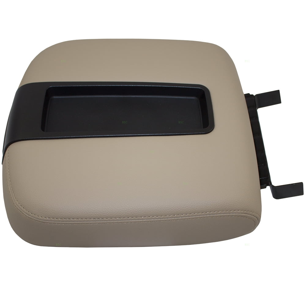Brock Replacement Tan Center Console Armrest Lid Cover Compatible with ...