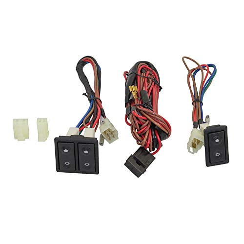 Brock Replacement Universal Power Window Switch Kit Rocker Design with ...