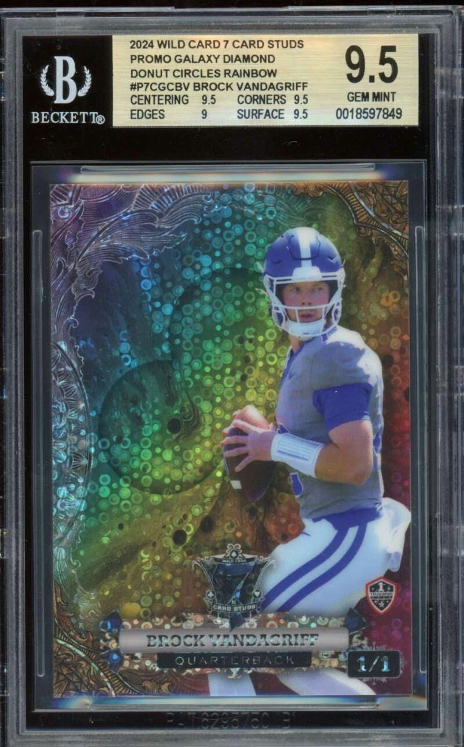 Brock Vandagriff RC 2024 Wild Card Donut Circles Rainbow (1/1) #P7Cgcbv ...