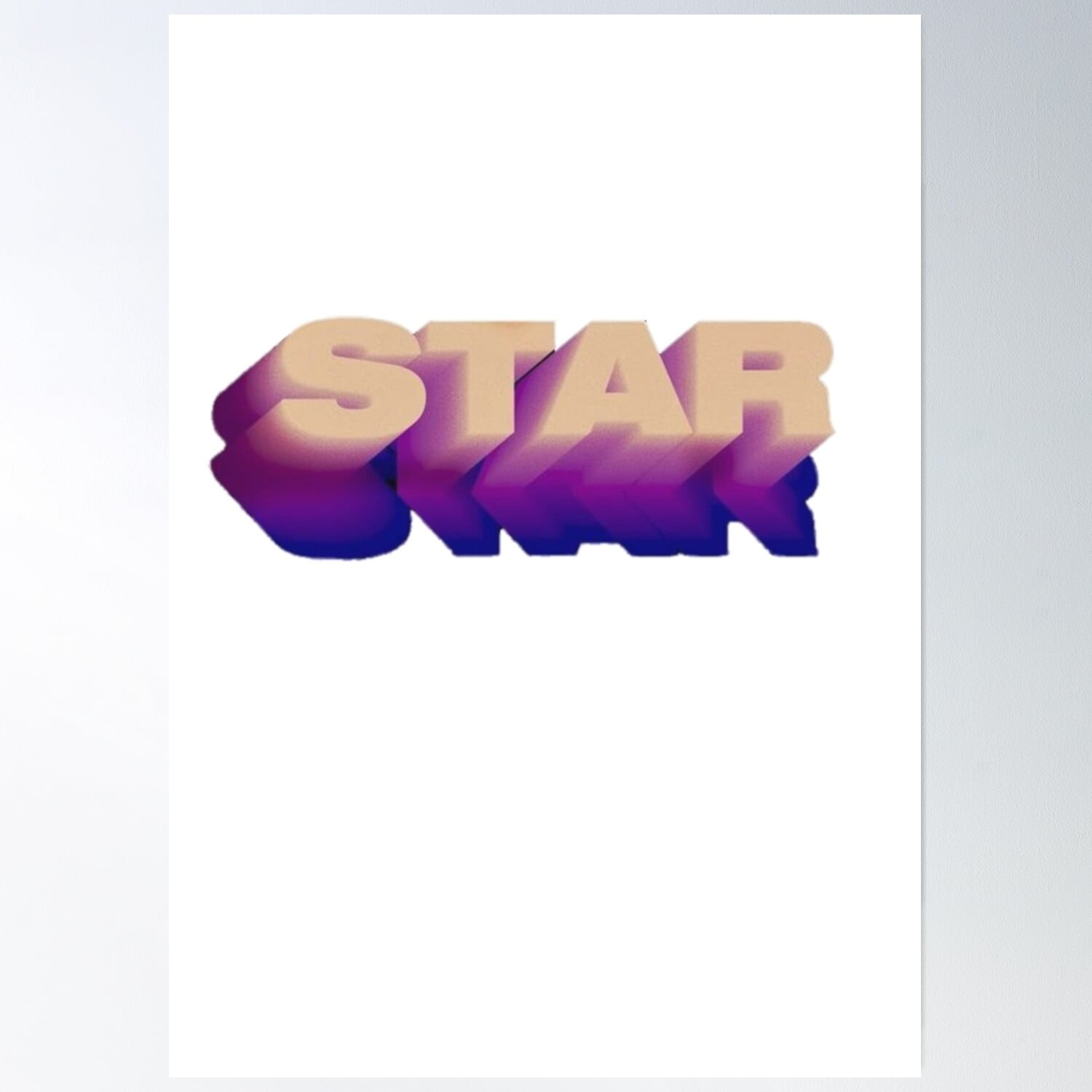 Brockhampton - Star Poster Wall Art, Modern Wall Decor, 8x12 UNFRAMED ...