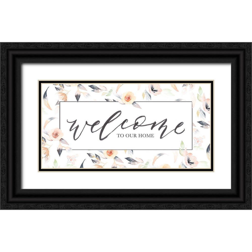 Brockmon, Kristen 14x9 Black Ornate Wood Framed with Double Matting ...