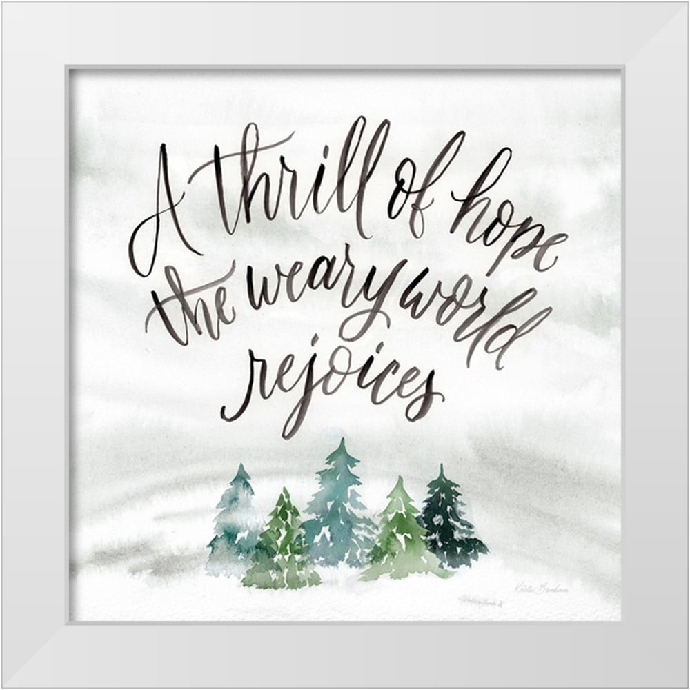 Brockmon, Kristen 15x15 White Modern Wood Framed Museum Art Print ...