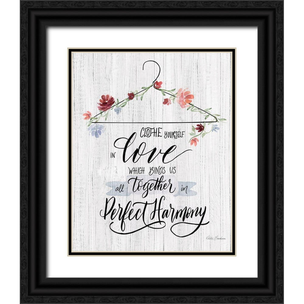 Brockmon, Kristen 15x18 Black Ornate Wood Framed with Double Matting ...
