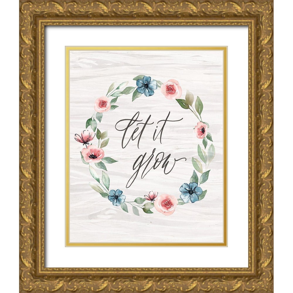 Brockmon, Kristen 15x18 Gold Ornate Wood Framed with Double Matting ...