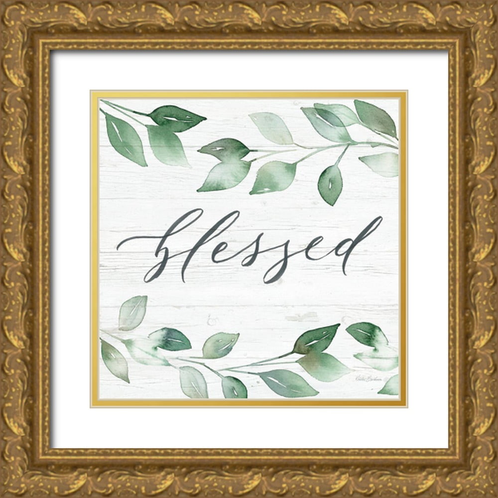 Brockmon, Kristen 20x20 Gold Ornate Wood Framed with Double Matting ...