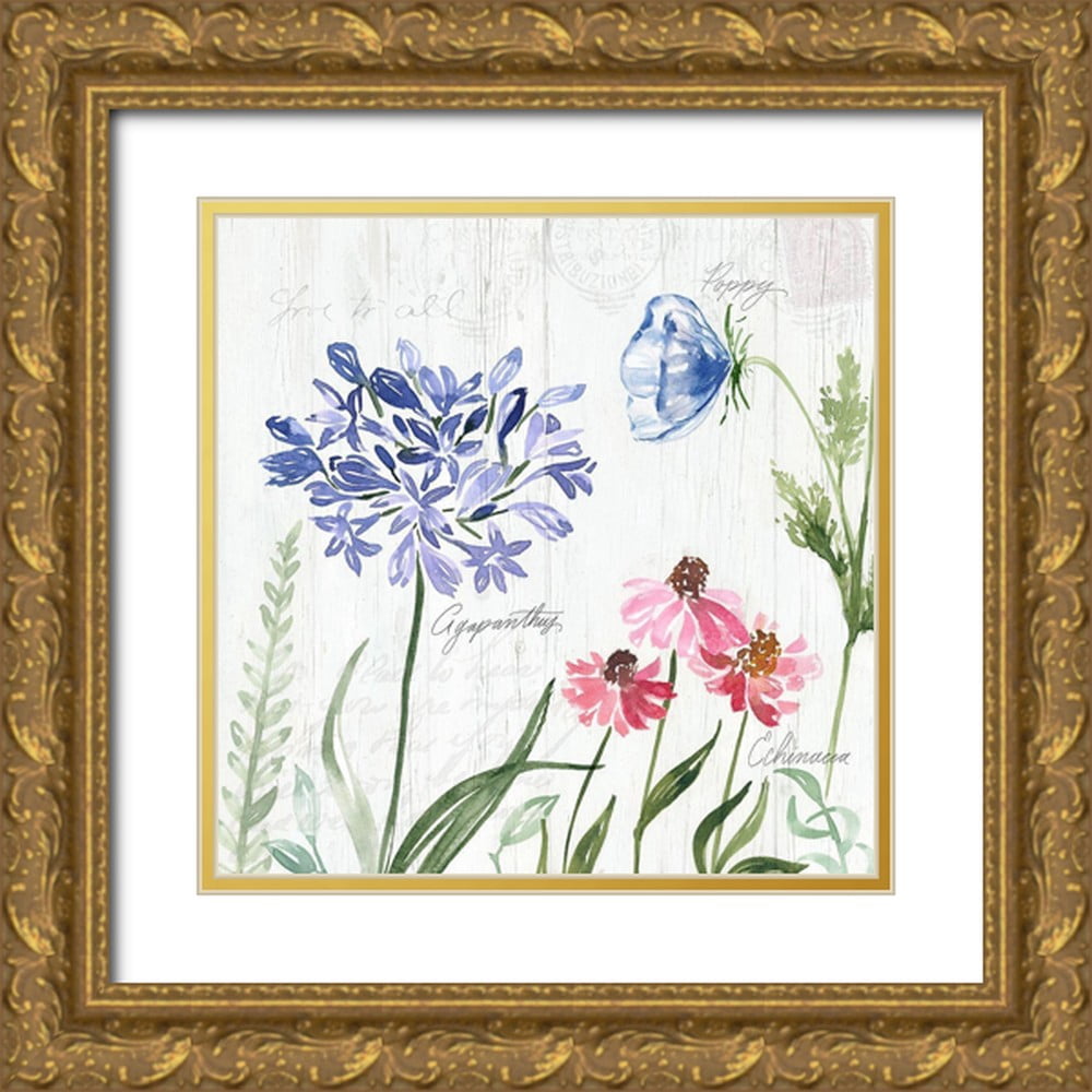 Brockmon, Kristen 20x20 Gold Ornate Wood Framed with Double Matting ...