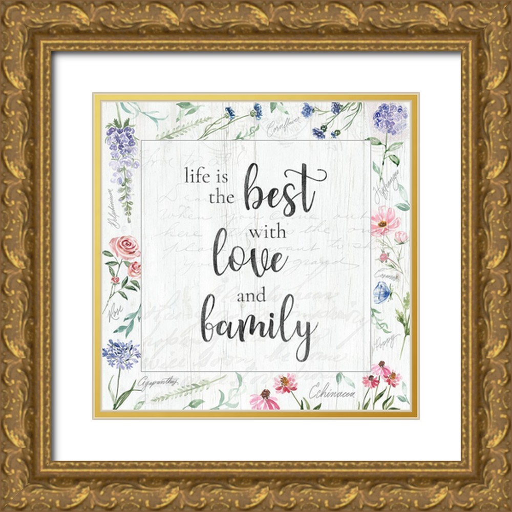 Brockmon, Kristen 20x20 Gold Ornate Wood Framed with Double Matting ...