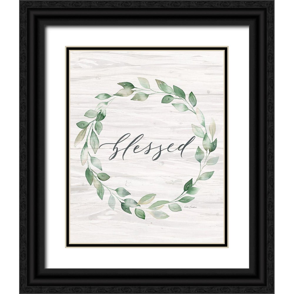 Brockmon, Kristen 20x24 Black Ornate Wood Framed with Double Matting ...