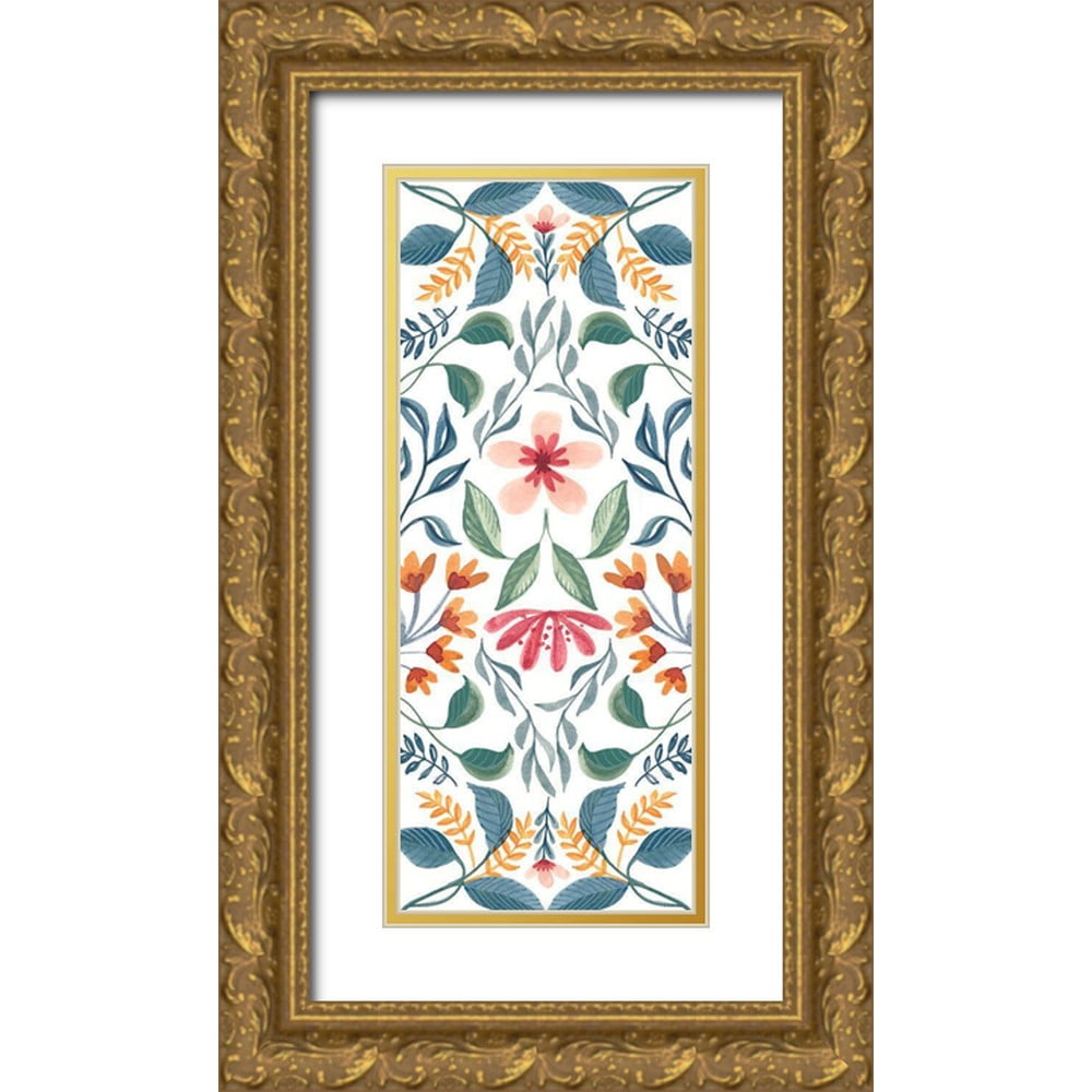 Brockmon, Kristen 8x14 Gold Ornate Wood Framed with Double Matting ...