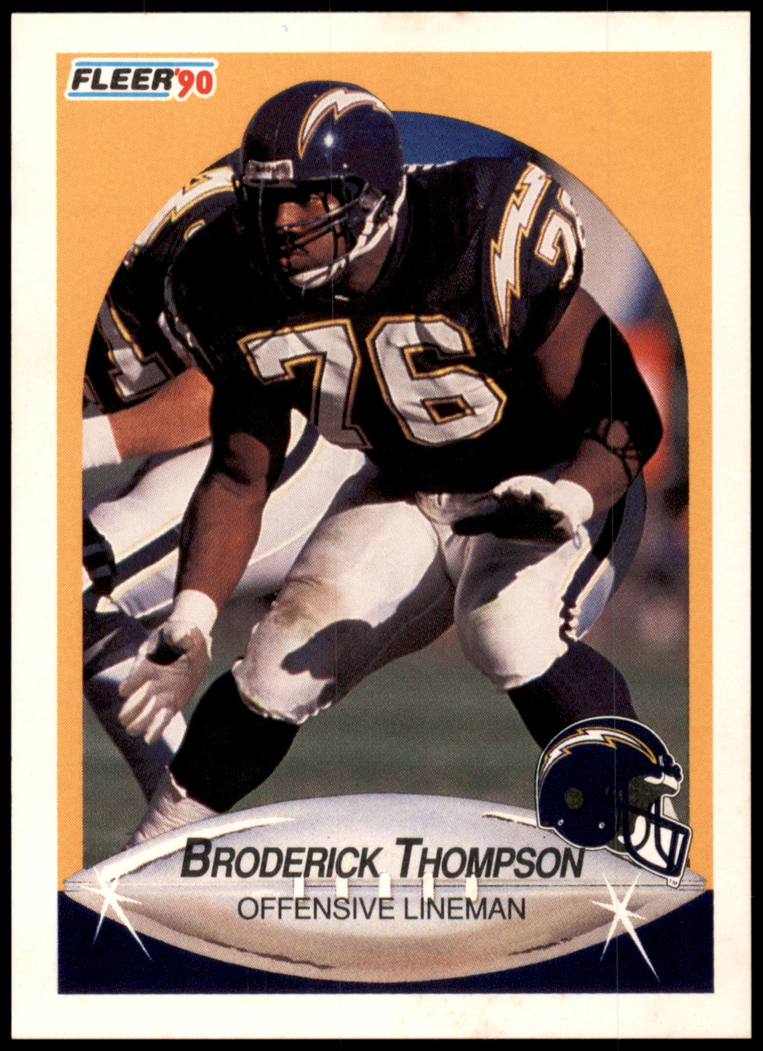 Broderick Thompson #315 1990 Fleer - Walmart.com