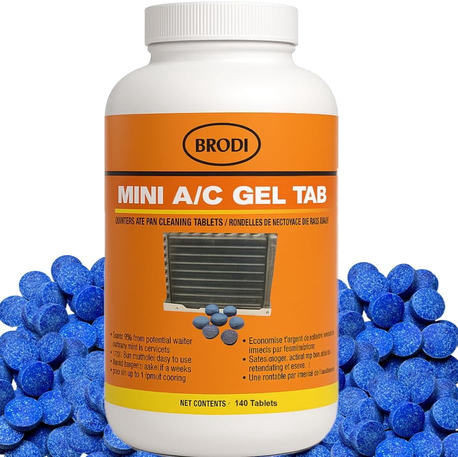 Brodi AC Condensate Pan Drain Treatment Tablets, Slow-Release, 1 Ton ...