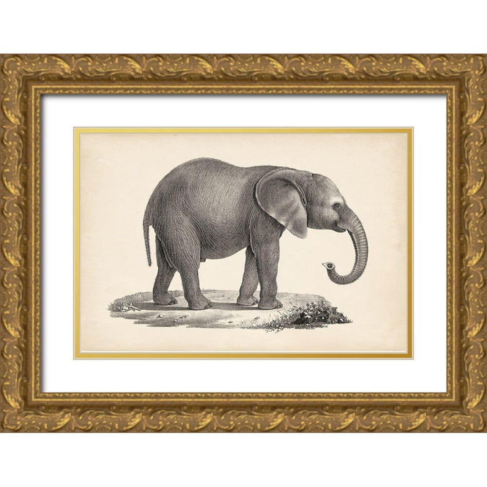 Brodtmann 32x23 Gold Ornate Wood Framed With Double Matting Museum Art