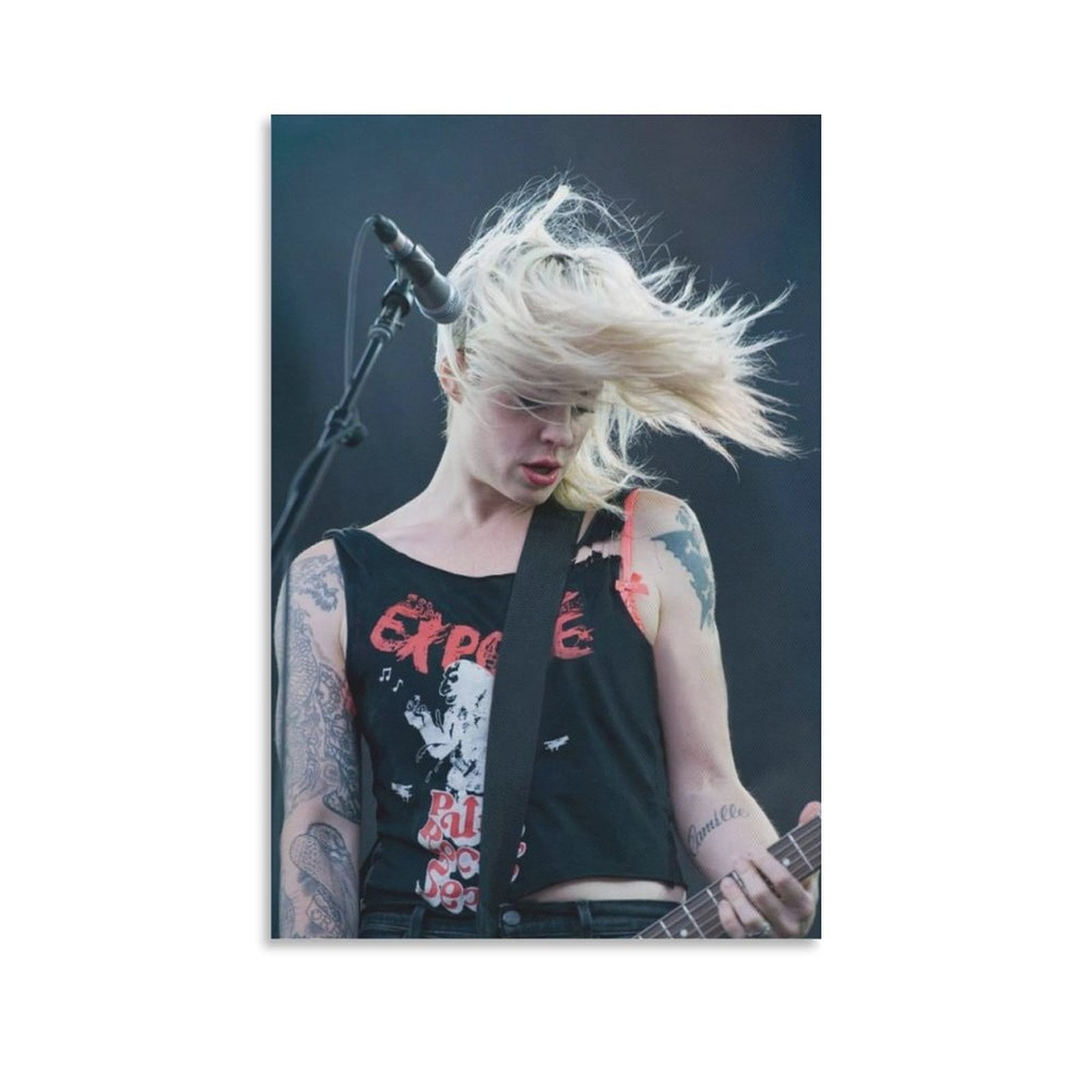 Brody Dalle Canvas Poster Painting On Canvas Wall Art Poster Scroll ...