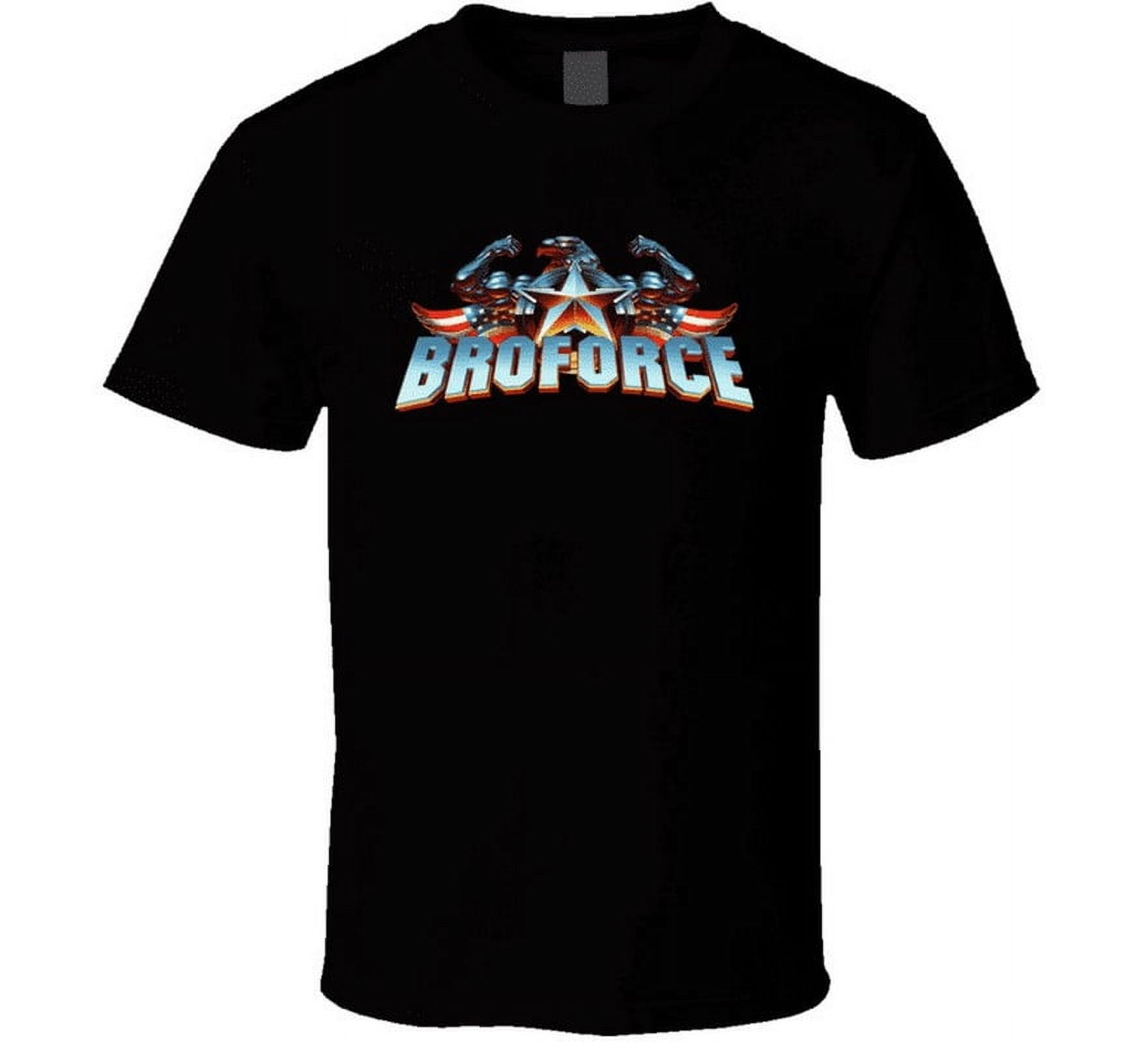 Broforce Video Game Fan T Shirt - Walmart.com