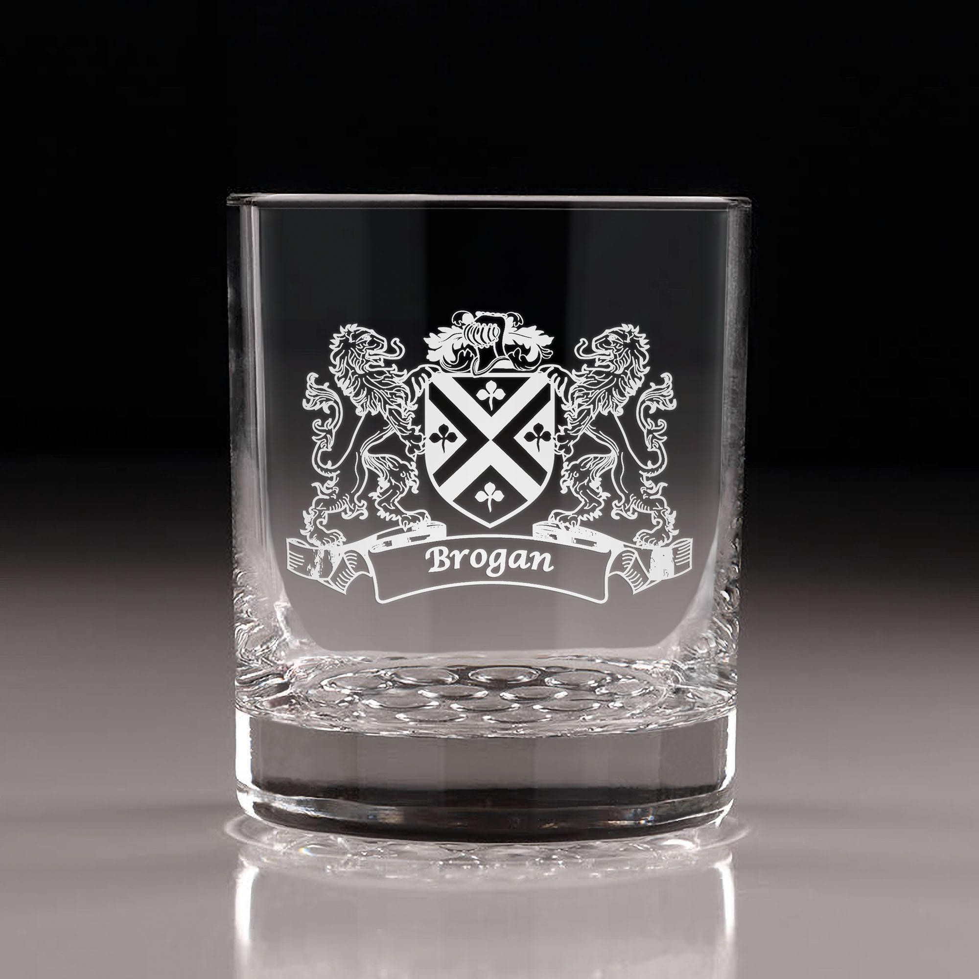 Brogan Irish Coat of Arms Nob Hill Tumblers - Set of 4 - Walmart.com