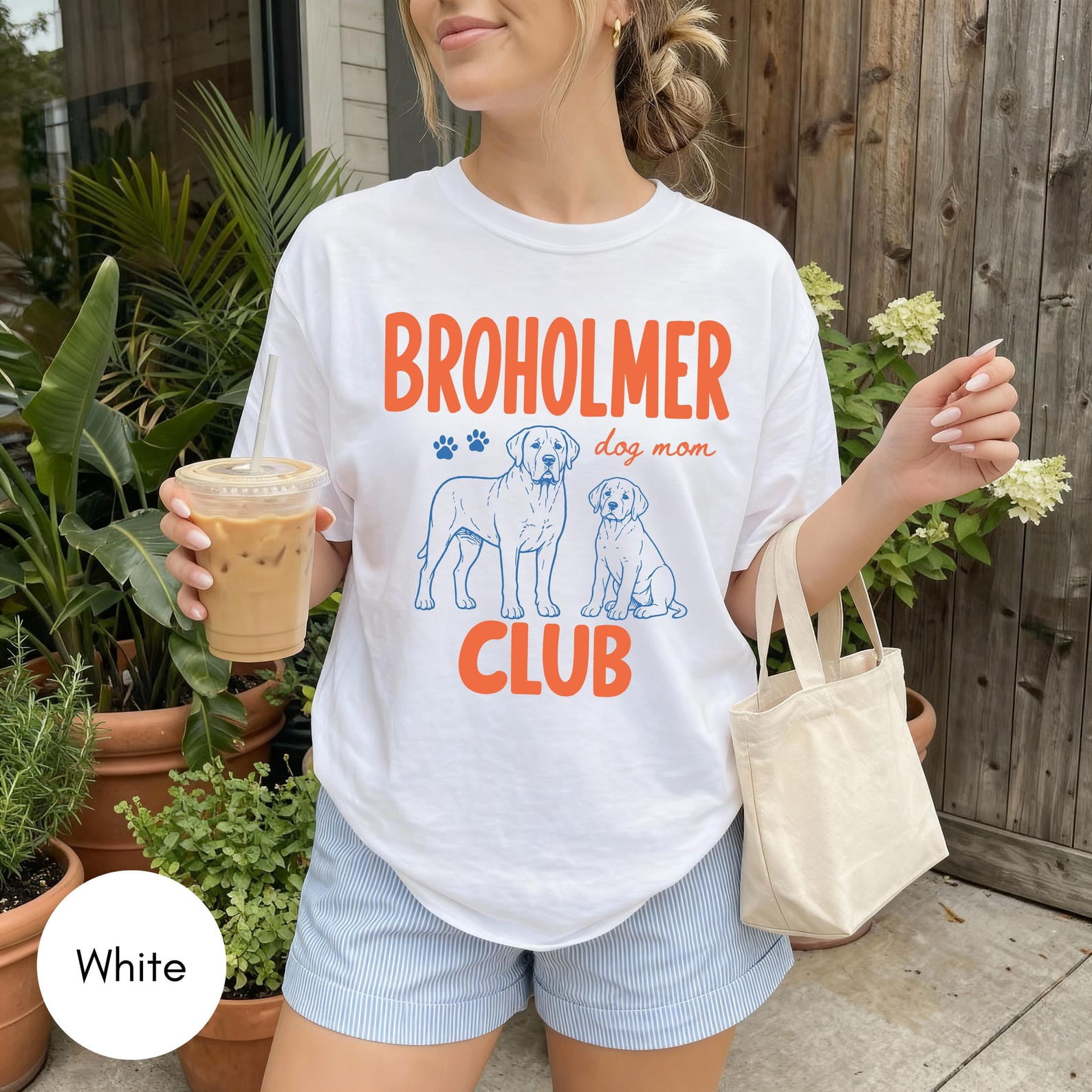 Broholmer Mom Club Shirt, Broholmer Lover Gifts, Vintage Style Dog Mama ...