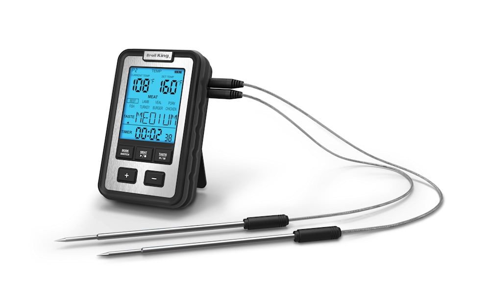 Broil King Digital Side Shelf Dual Probe Thermometer 61935 - Walmart.com