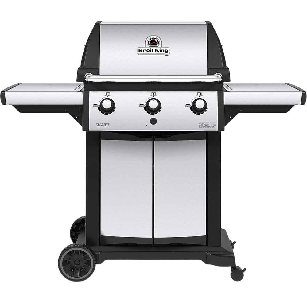 Broil King Signet 320 BBQ 3-Burner Liquid Propane Gas Grill with ...