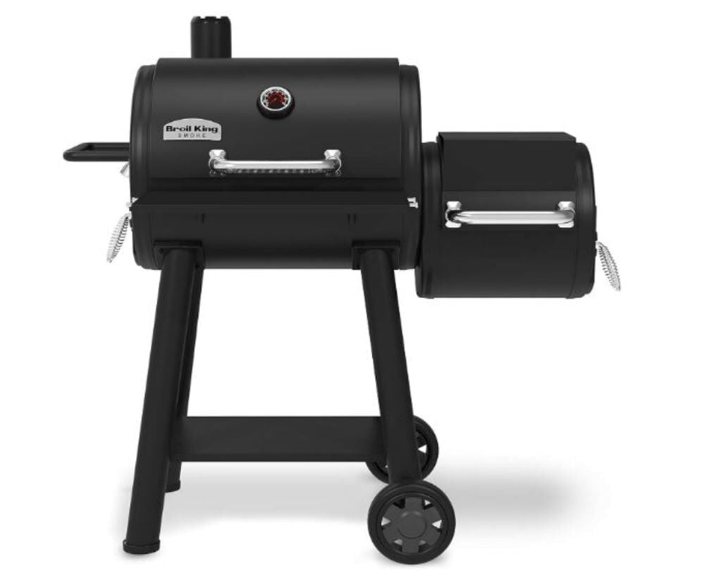 Broil King Smoke Offset 500 Charcoal Horizontal Smoker - Walmart.com