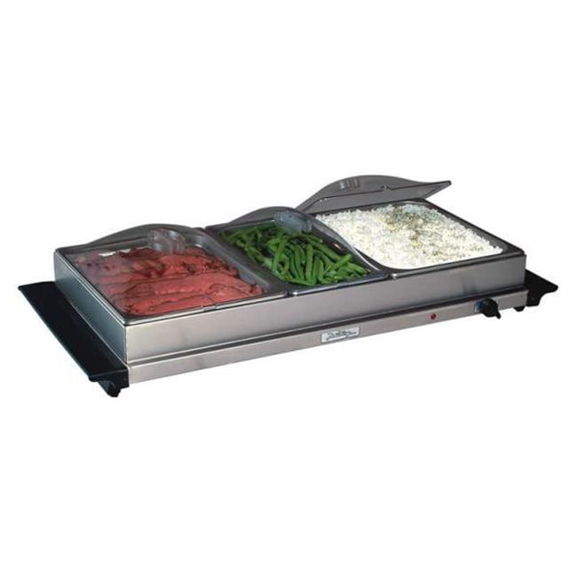 BroilKing Professional Family Size Buffet Server with Stainless Base ...