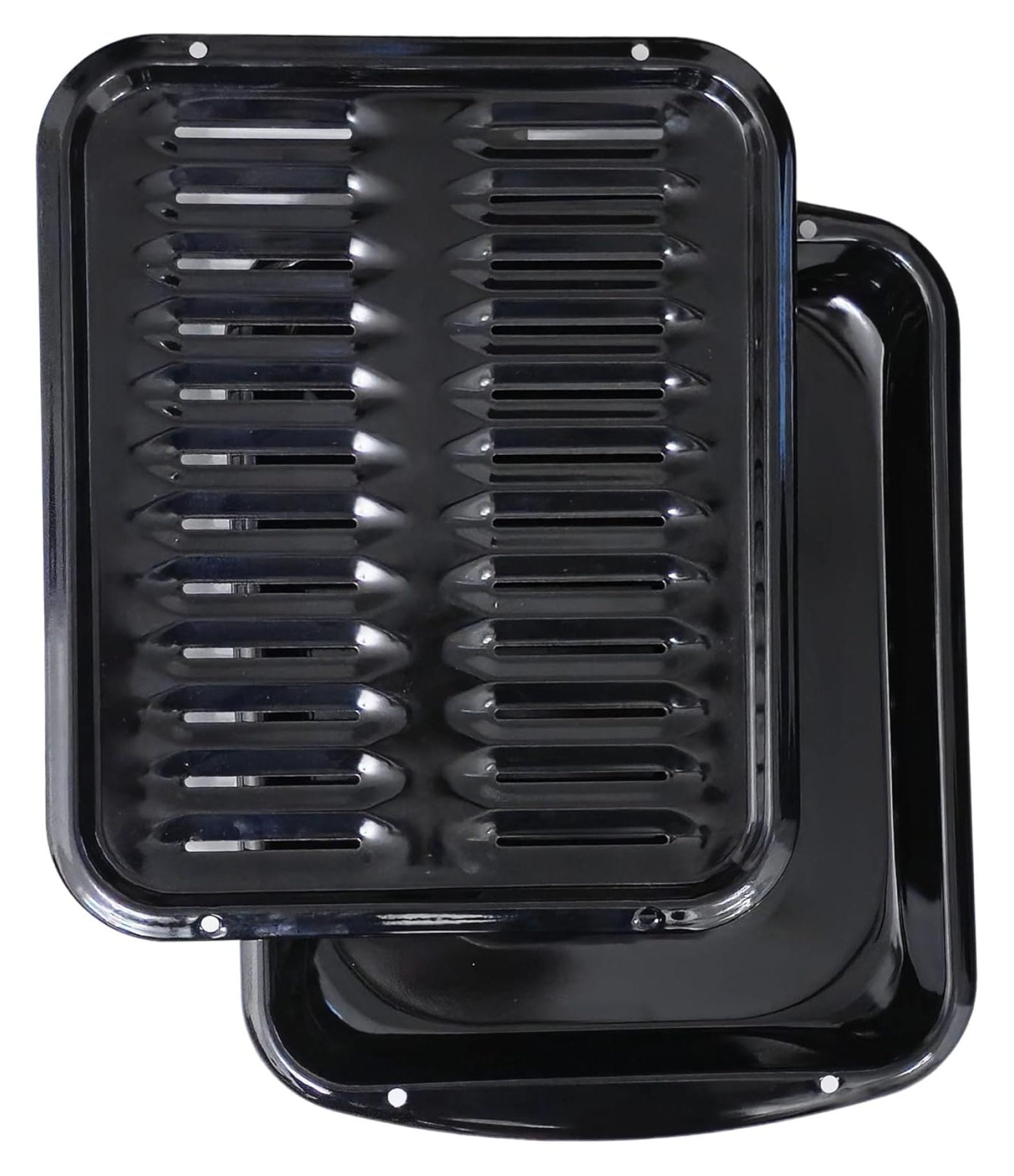 Broiler Pan for Oven Nonstick 16” x 12” Porcelain Nonstick Coated ...