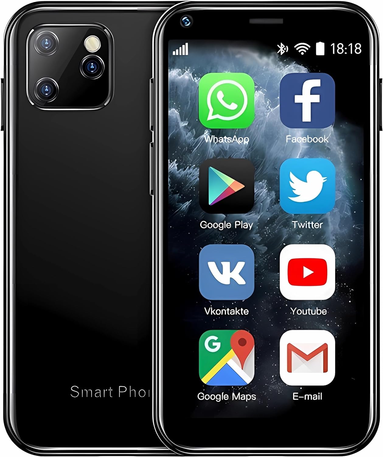 Broisae XS11 XS13 Mini Smartphone 3G HD Screen Dual SIM Cellphone 2GB ...