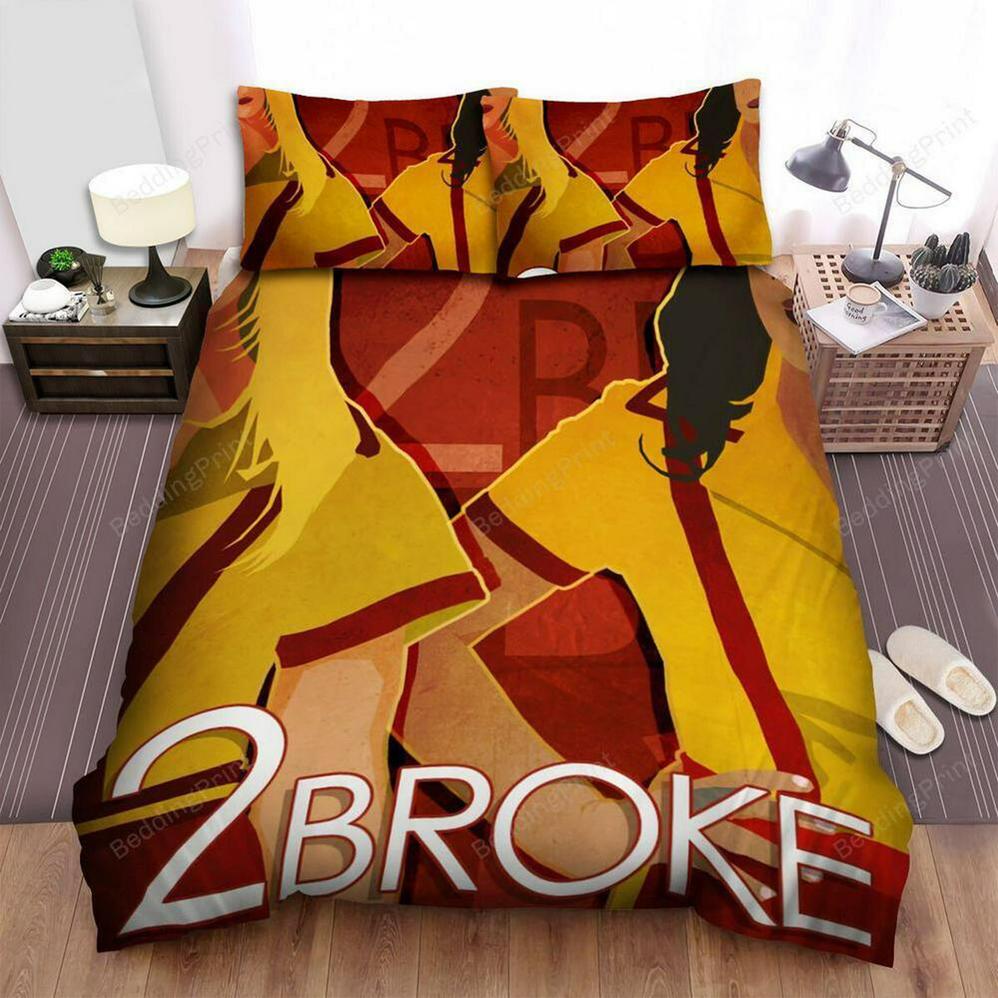 Broke 2011-2017 Illustration Quilt Duvet Cover Set Soft Queen King - Walmart.com