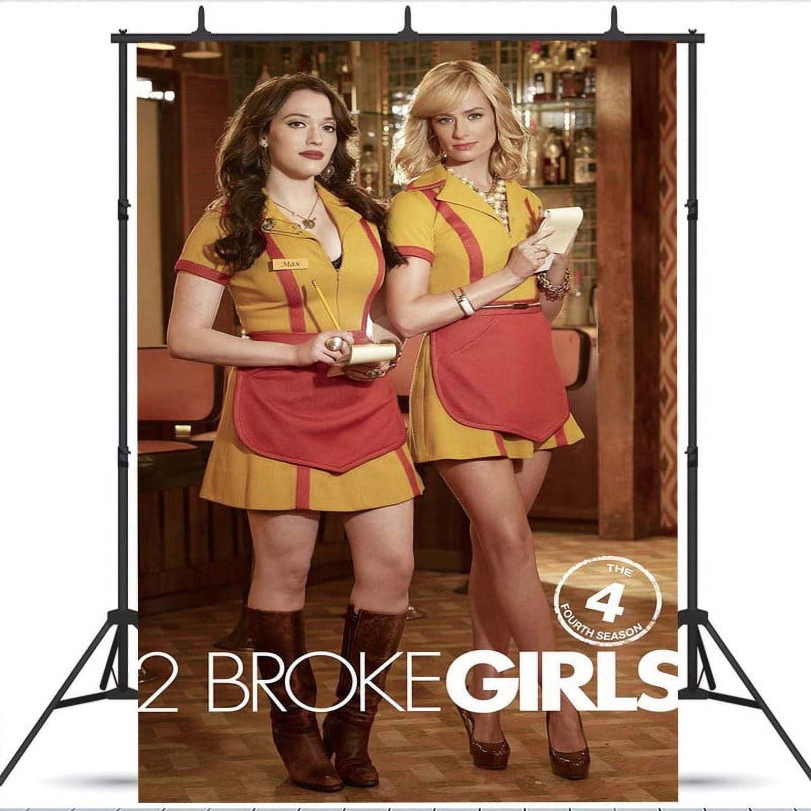 Broke Girls Taspestry Wall Decor Birthday Banner Backdrop Background ...